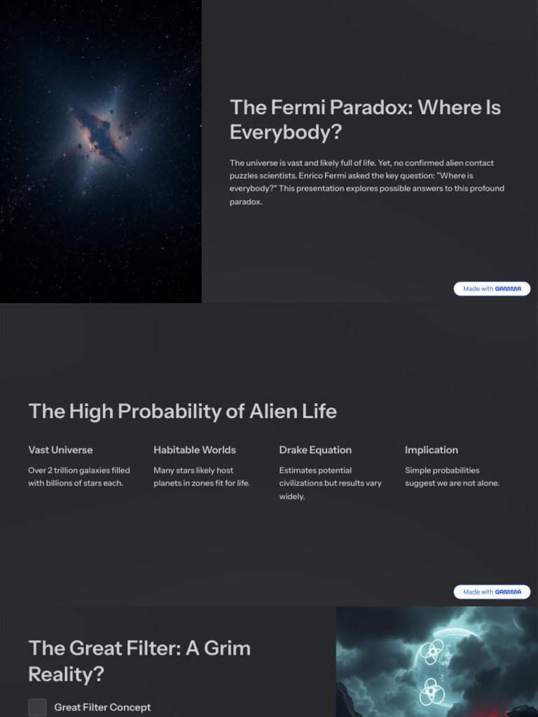The Fermi Paradox Where Is Everybody | PDF | Extraterrestrial Life ...