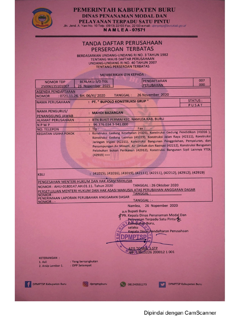 4. TDP BKG Manual | PDF