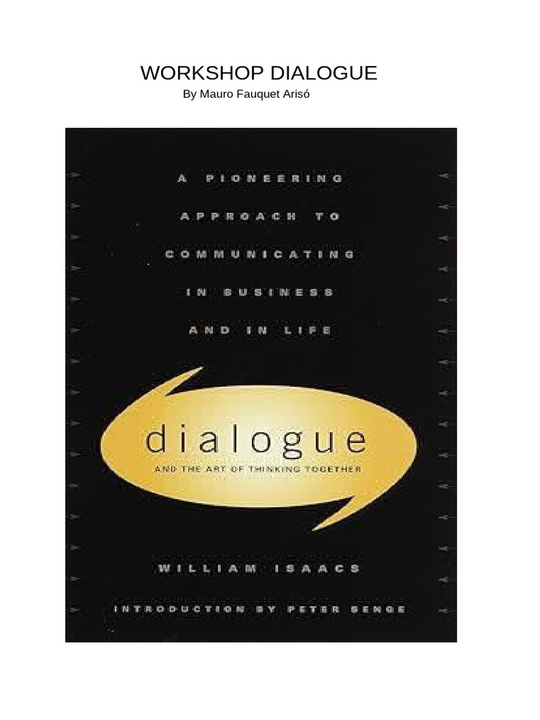 Workshop Dialogue | PDF | Verdad | Realidad