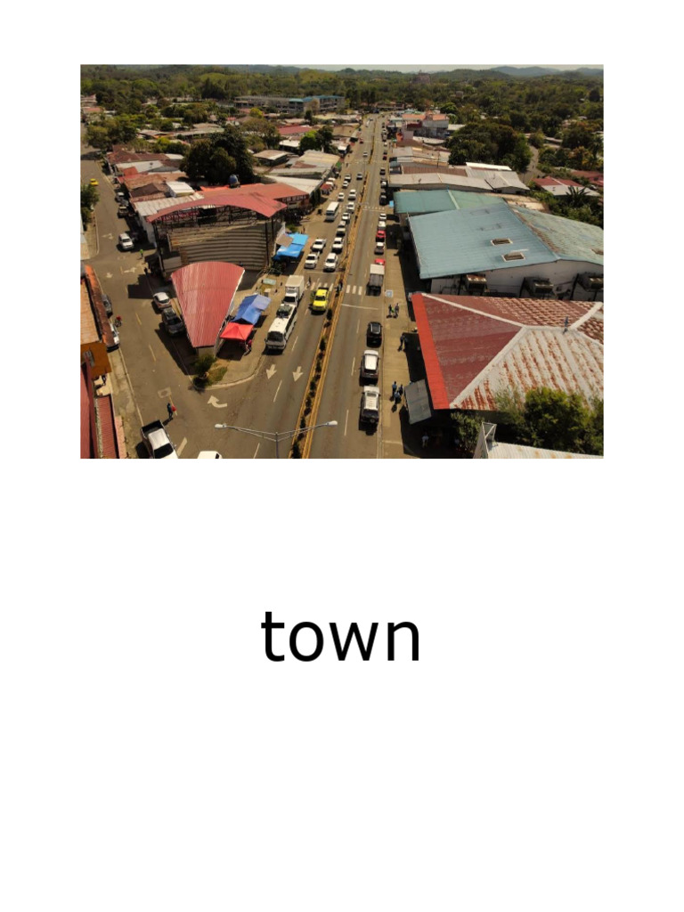 4° Flashcards Community Places-1 | PDF