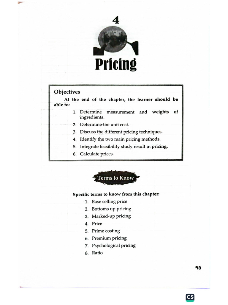 Lesson IV. PRICING | PDF