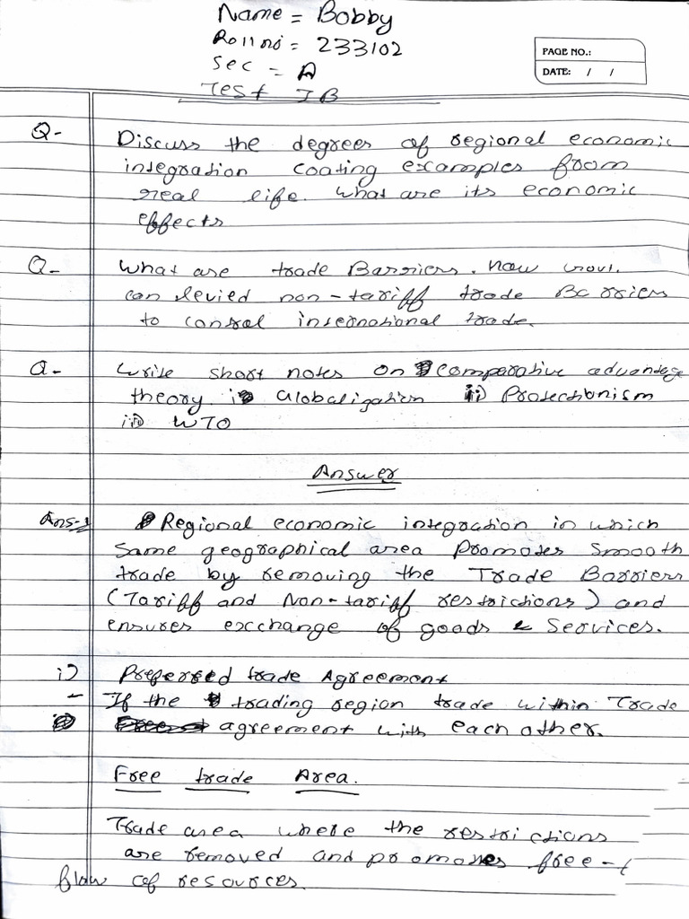 IB Test 3 | PDF