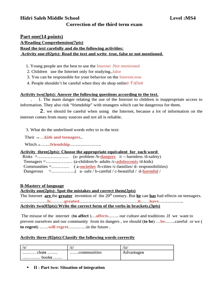 The Third Term Examintern | PDF | Human Communication | Linguistics