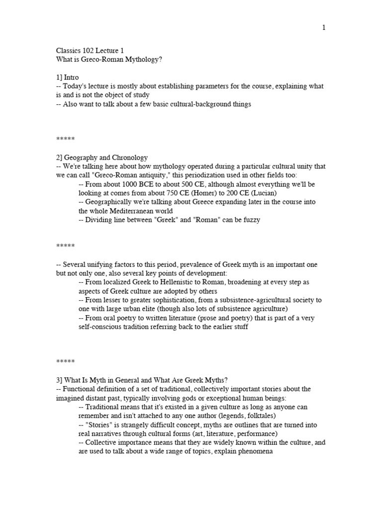 Understanding Greco-Roman Mythology | PDF | Greek Mythology | Ancient ...
