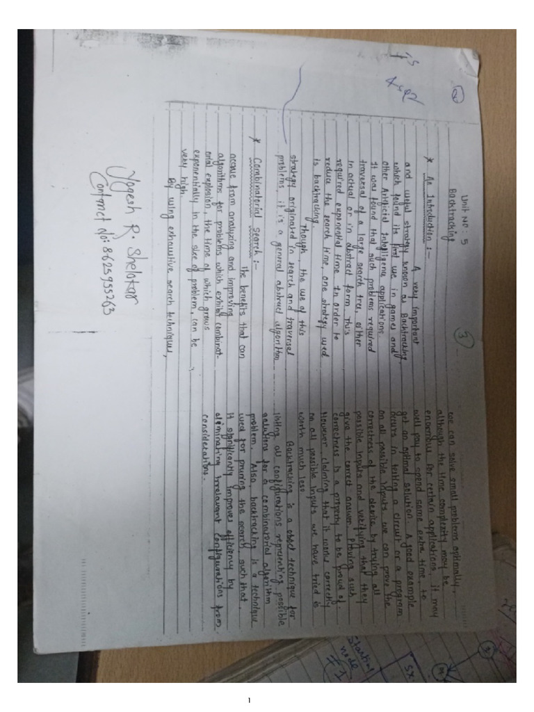 DAA 5th Unit Theorey | PDF