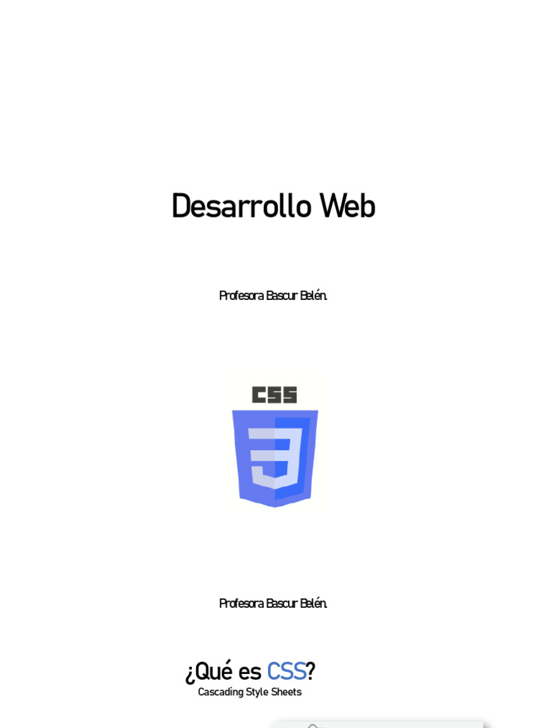 Introduccion A CSS | PDF | Internet | Consorcio Mundial de la red