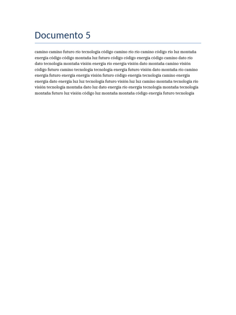 Documento 5 | PDF