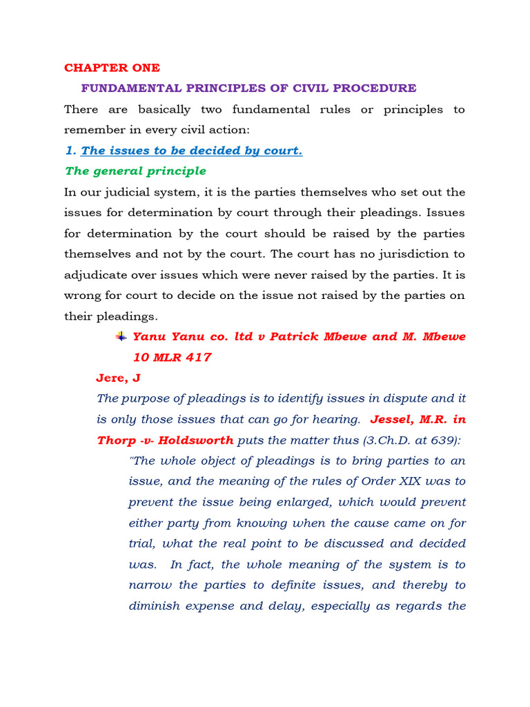 Introduction To Civil Procedure | PDF | Appellate Court | Magistrate