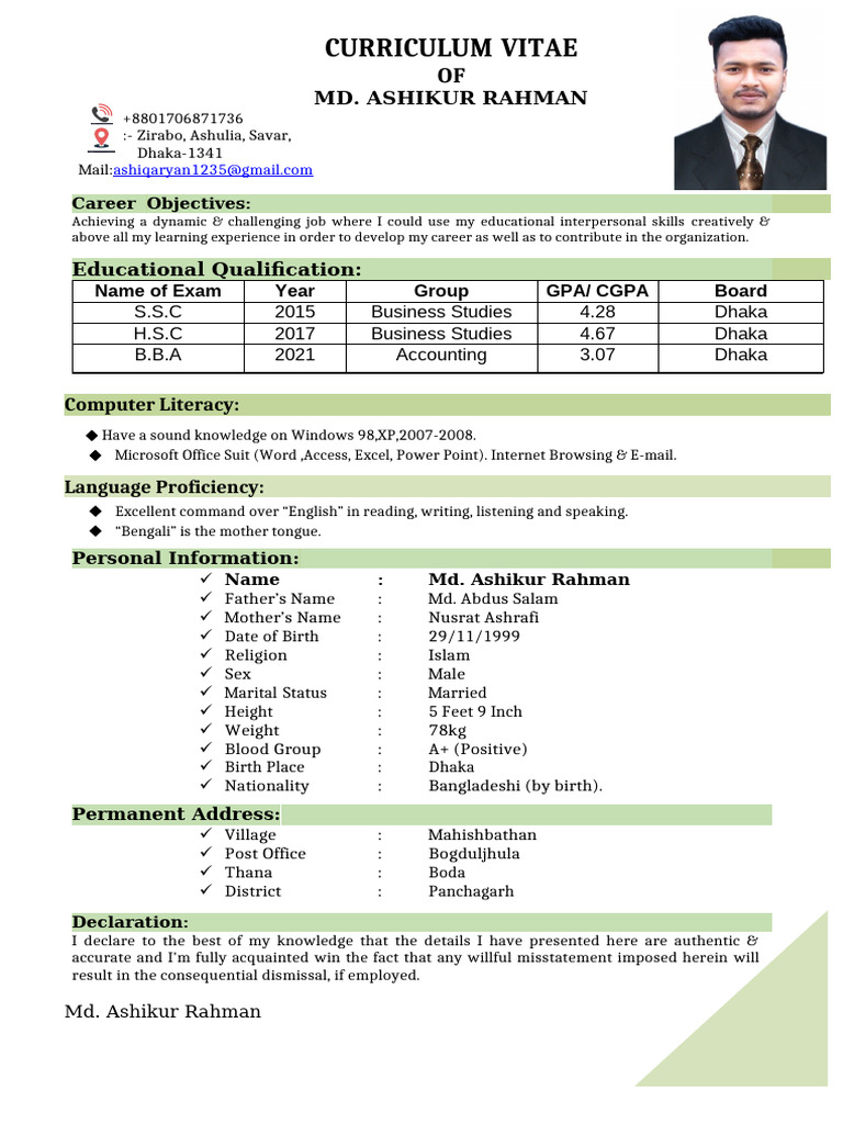 MD Kausar CVB | PDF
