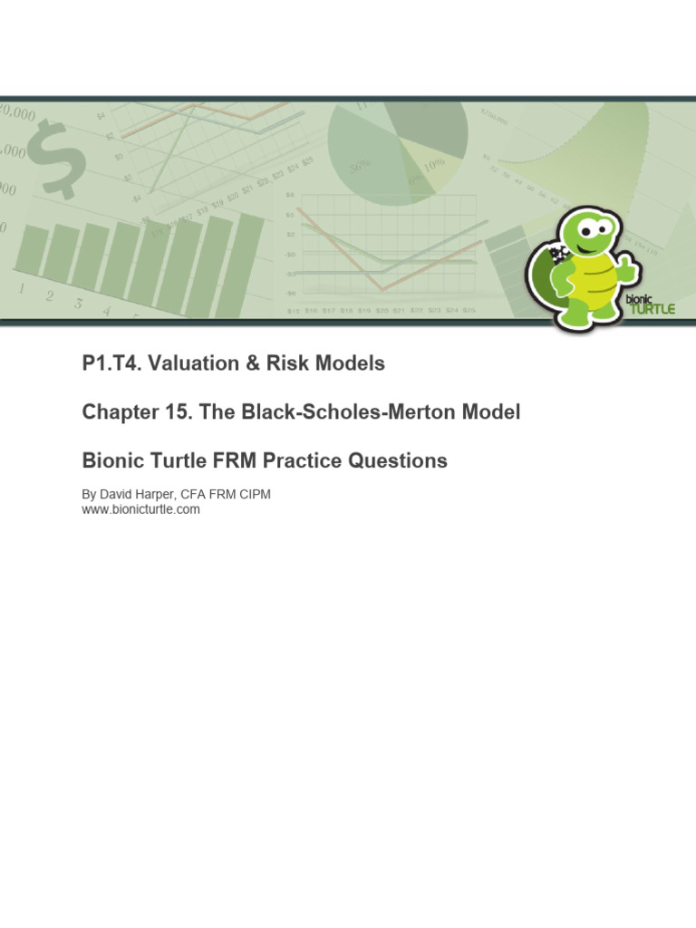 Practice Question Set The Black-Scholes-Merton Model | PDF | Black ...