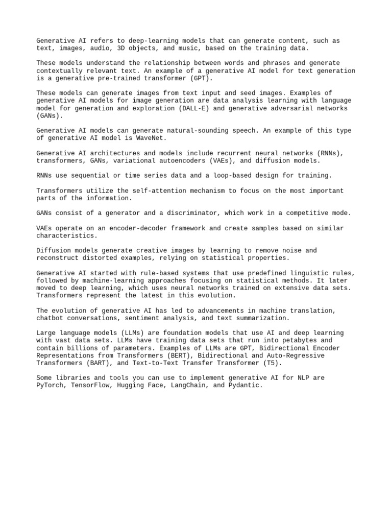 Summary IBM GenAI | PDF