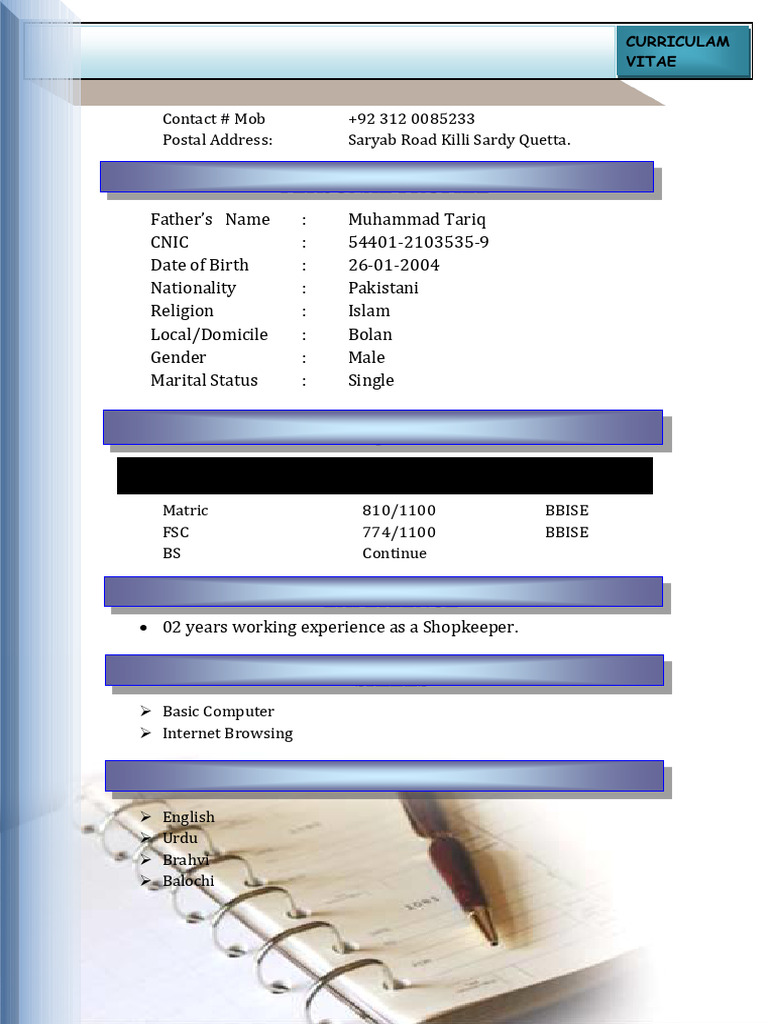 Sameer Ahmed CV | PDF