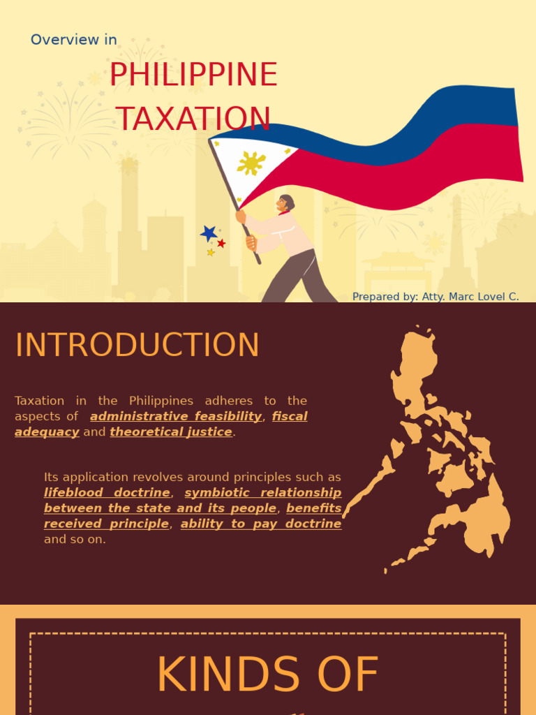 Philippine Taxation Overview Guide | PDF | Taxes | Income Tax