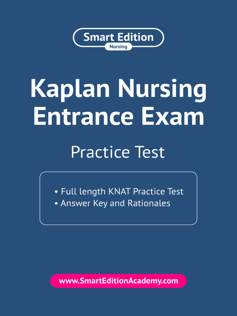 Kaplan Nursing Entrance Exam Guide | PDF | Schools | Standardized Tests