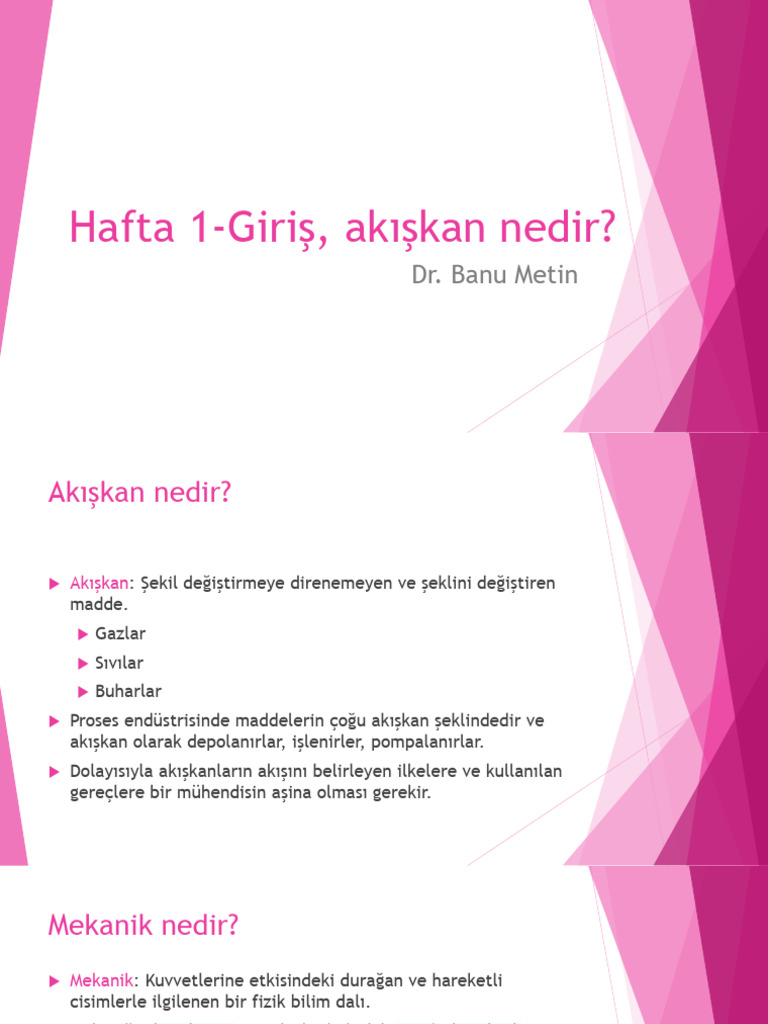 Hafta 1- Giriş (1) | PDF