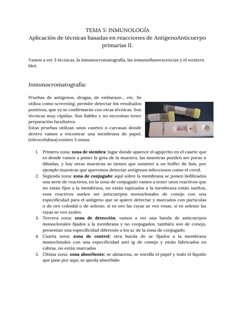 Inmuno tema 5 (1) | PDF | Biología | Ciencias de la vida