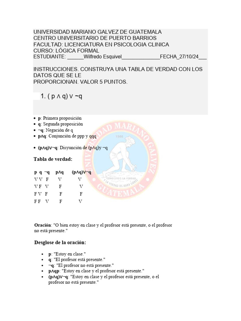 Tabla de La Verdad | PDF