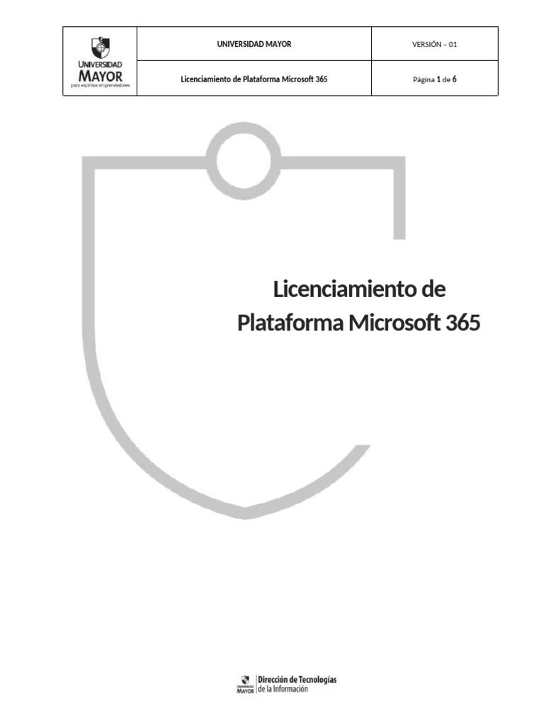 Licenciamiento de Plataforma Microsoft 365 | PDF | Microsoft | Informática