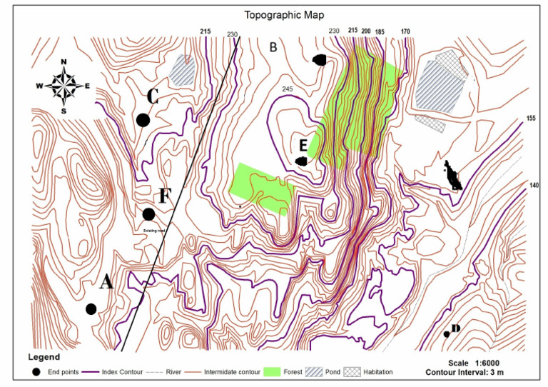 Topo Map Highway I Project | PDF