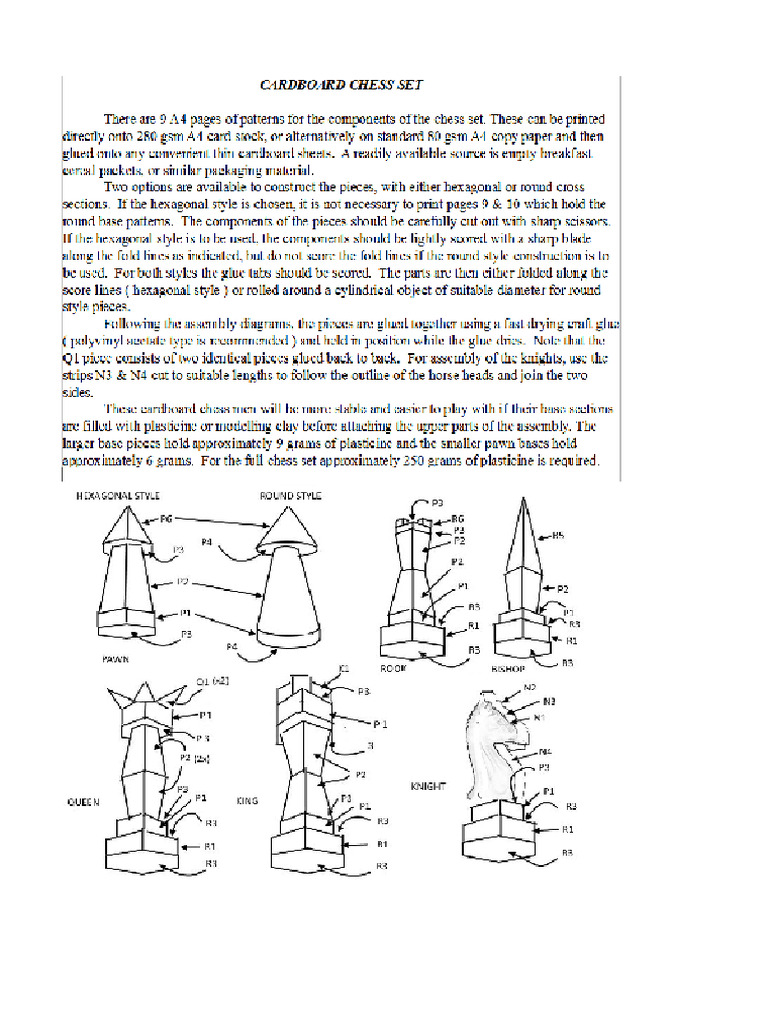 Chess Piece Patterns | PDF