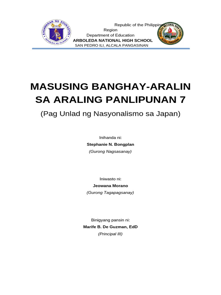 Bongolan Stephanie Final Demo Lesson Plan Final Final | PDF