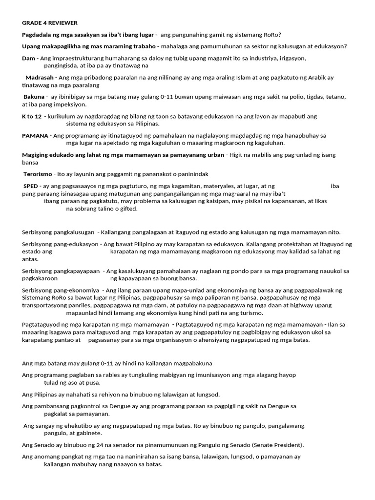 Ap 3RD Quarter Reviewer | PDF