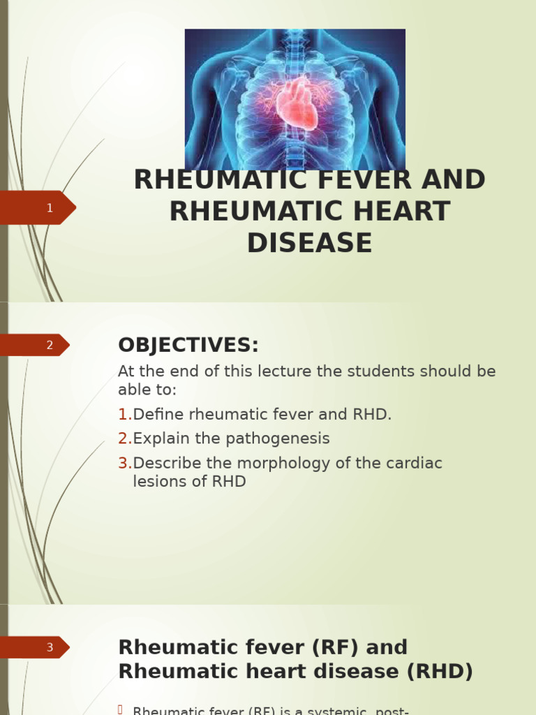 Rheumatic Fever and | PDF | Anatomy | Medical Specialties