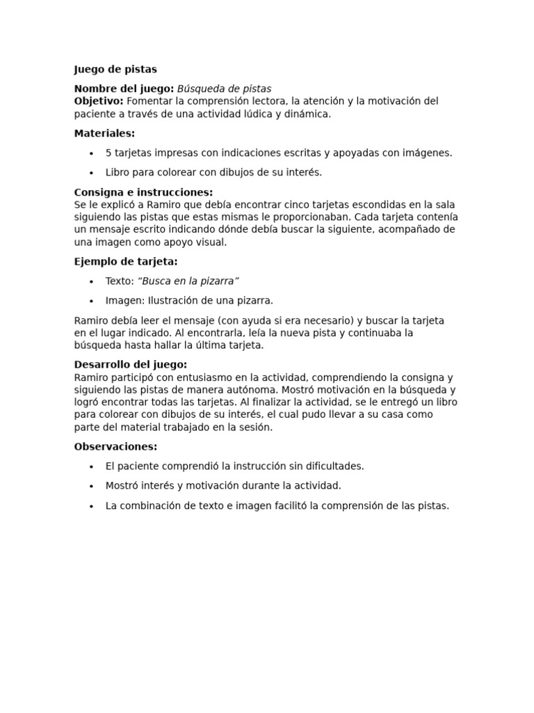 Juego de Pistas para Adultos PDF | PDF