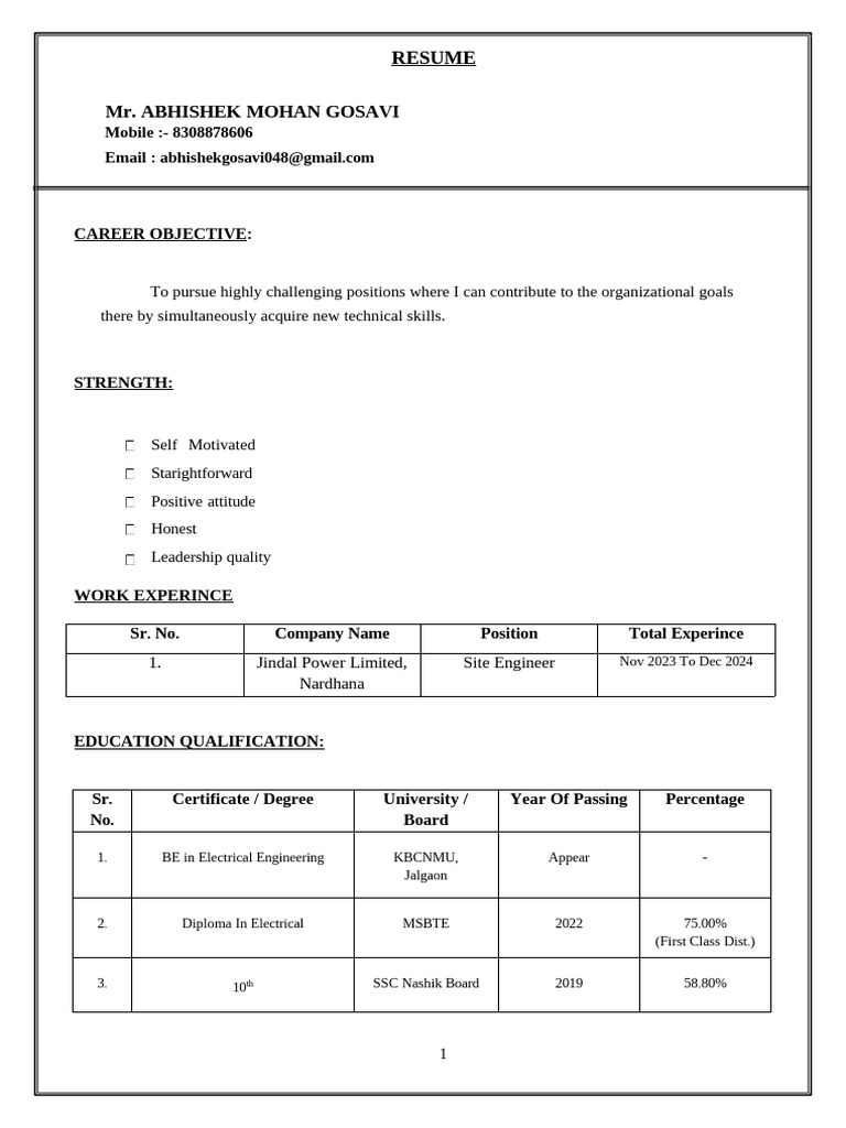 Abhishek CV (1) (1) 877 | PDF