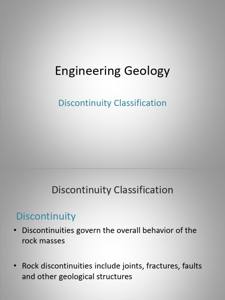 Engineering Geology 5 | PDF | Fault (Geology) | Rock (Geology)