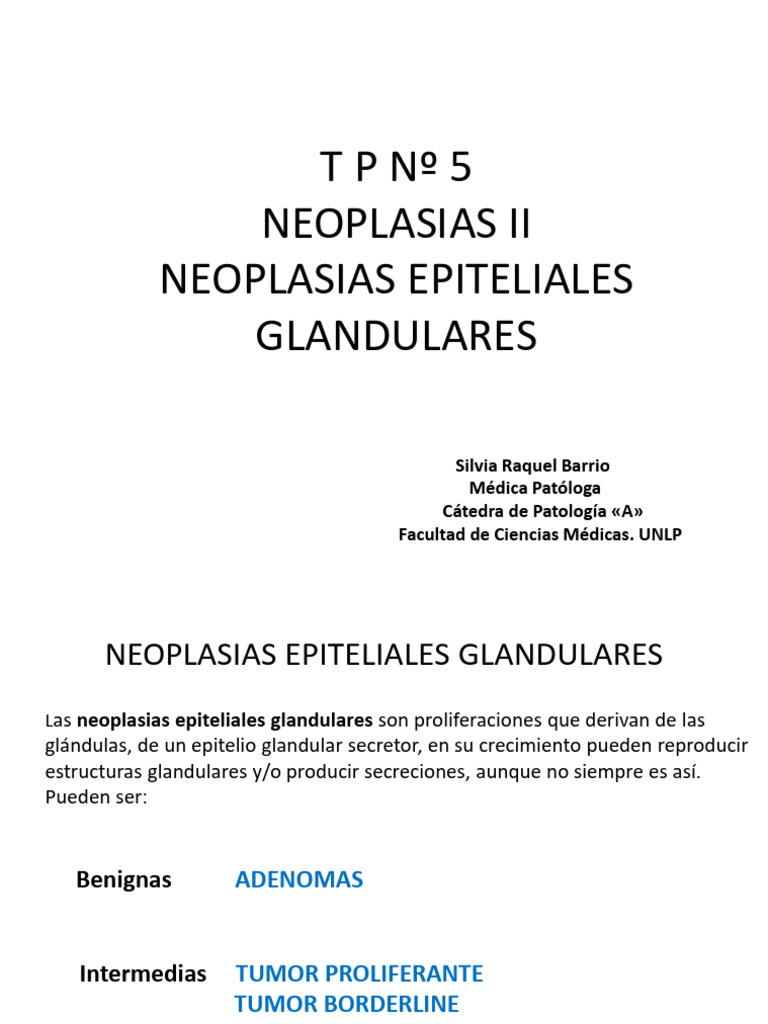 TPN 5 | PDF | Metástasis | Gen supresor de tumores