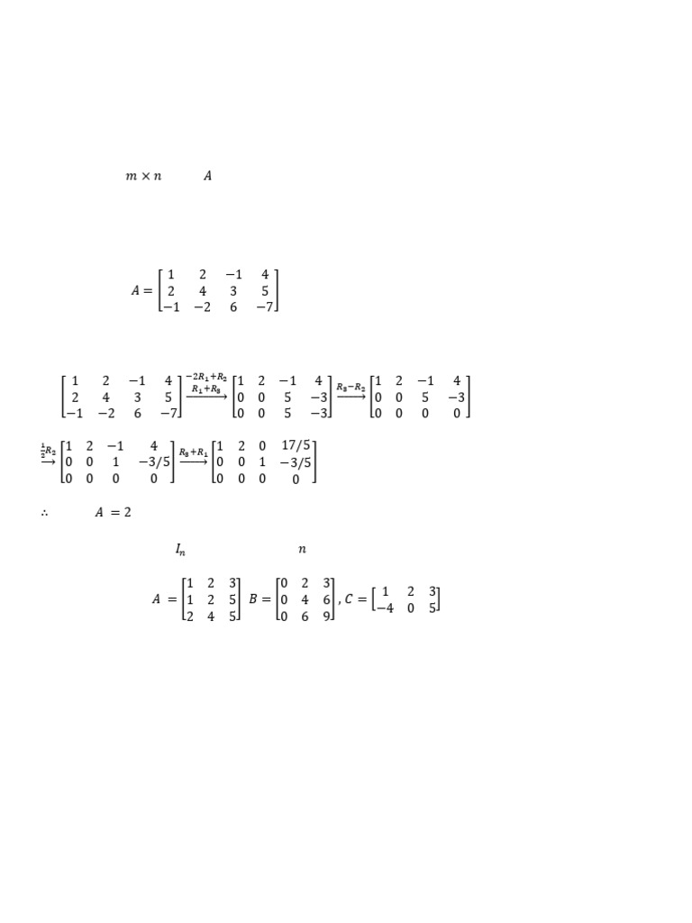 Section 3 | PDF | System Of Linear Equations | Matrix (Mathematics)