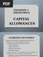 TAX228 - Capital Allowances - Recoupment 2025 | PDF | Tax Deduction | Taxes
