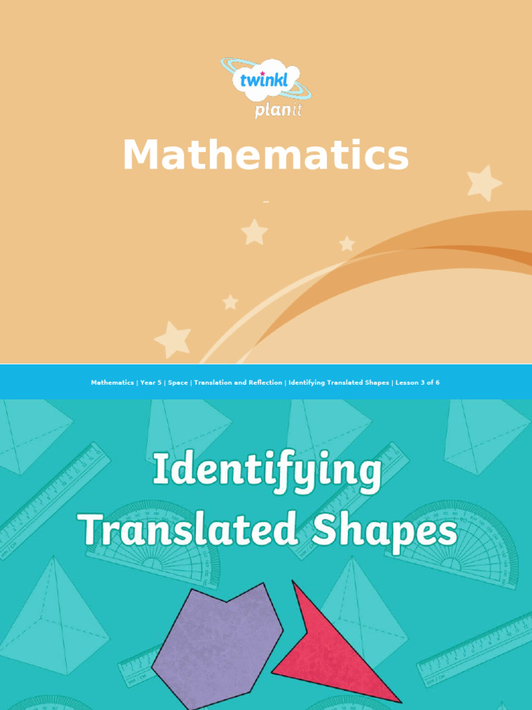 Identifying Translated Shapes in Year 5 | PDF | Cartesian Coordinate ...