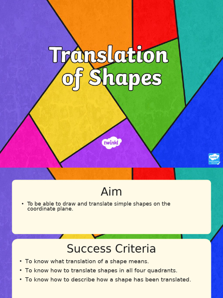 Translation of Shapes Powerpoint | PDF