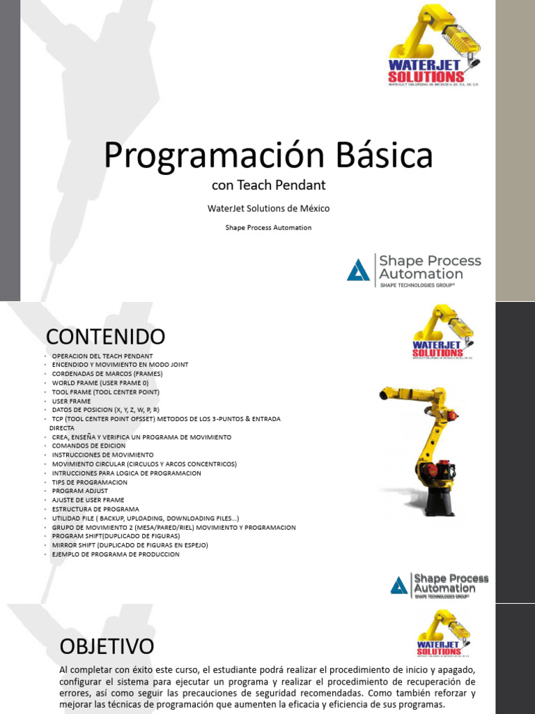 Teach Pendant Programming | PDF | Robot | Robótica