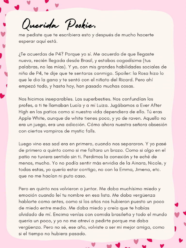 Querida Pookie? | PDF