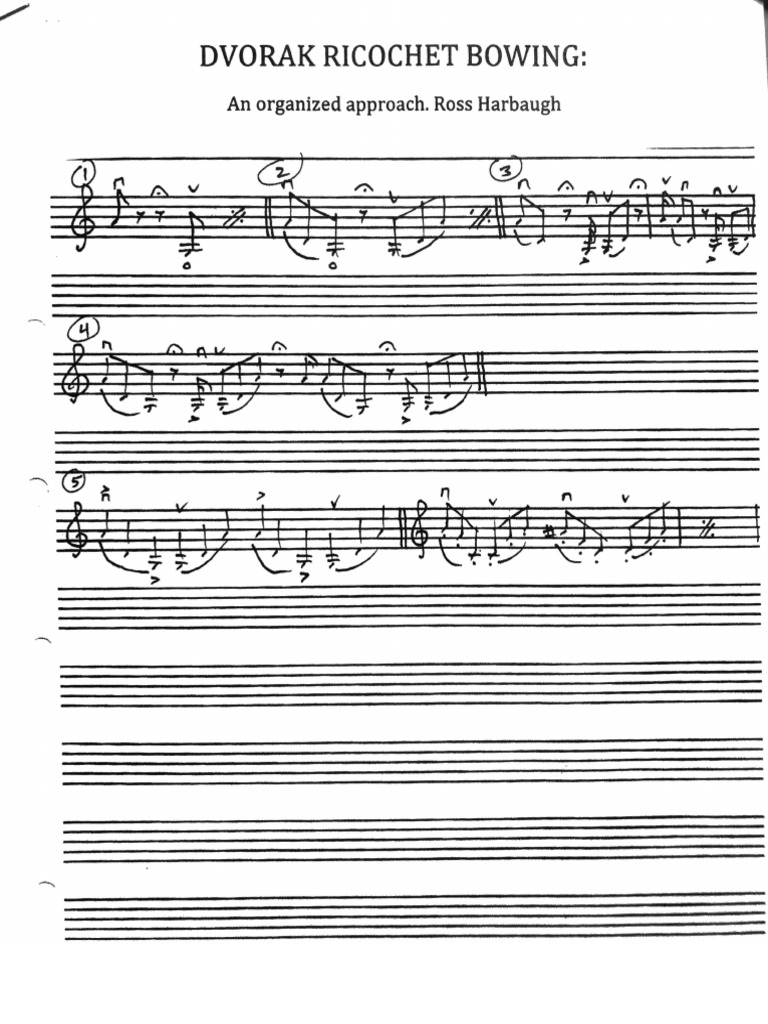 Dvorak Ricochet Worksheet | PDF