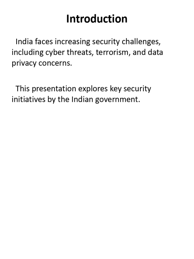 Security_Initiatives_India_Detailed | PDF | Security | Computer Security