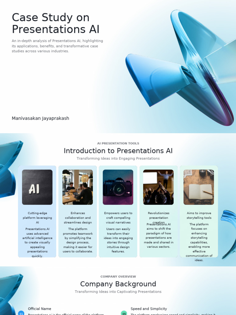 Case Study On Presentations AI Animated | PDF | Artificial Intelligence ...