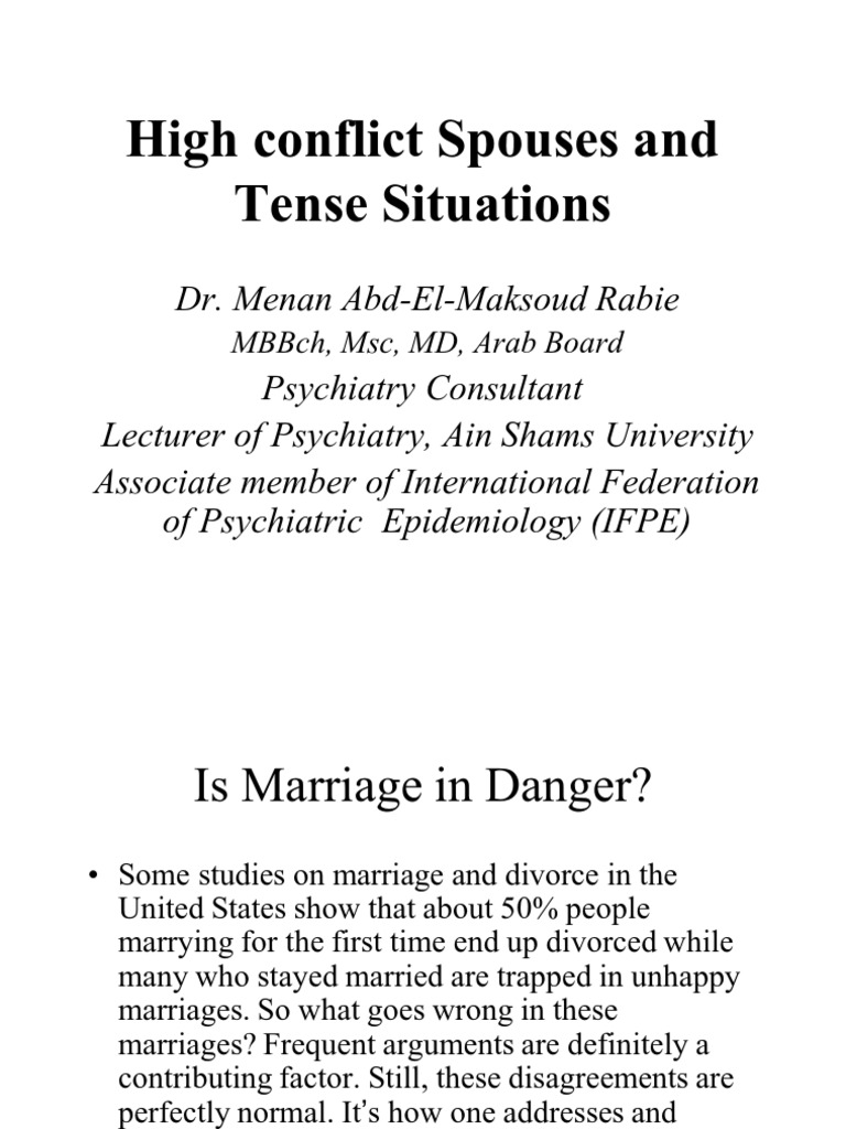 Navigating High-Conflict Relationships | PDF | Relationship Counseling ...