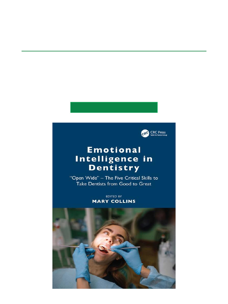 Emotional Intelligence in Dentistry Open Wide The Five Critical Skills ...