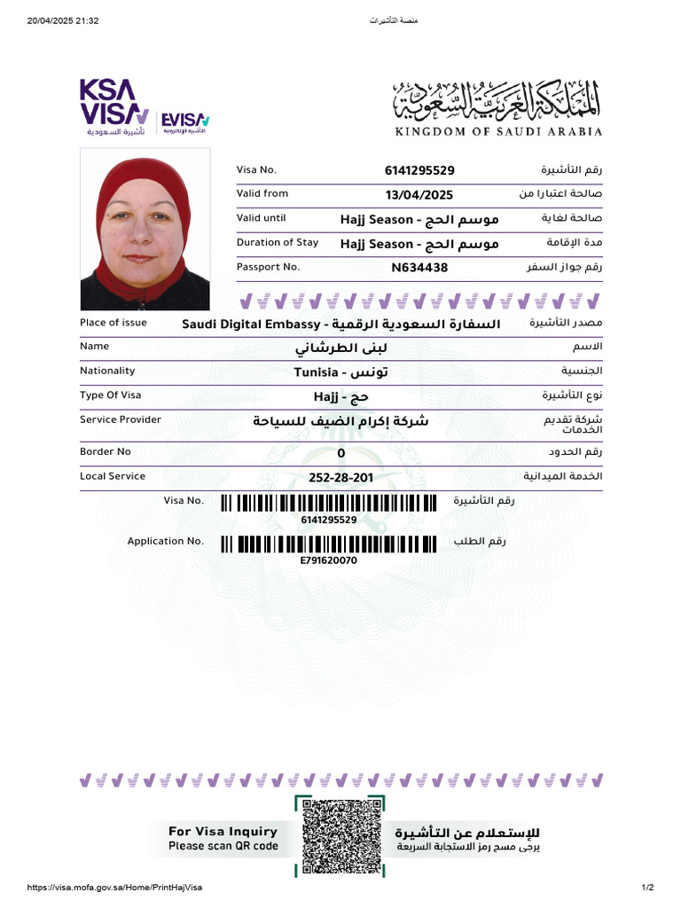 EVisa Lobna Torchani | PDF