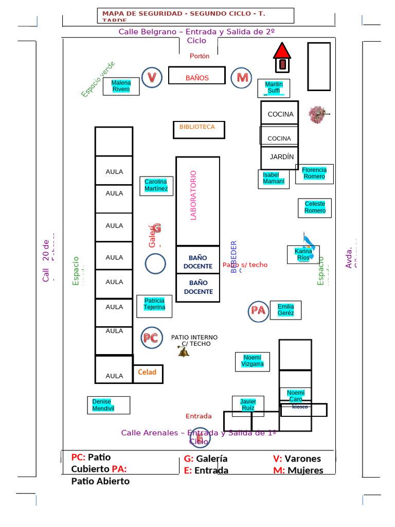 Mapa de Seguridad 2º Ciclo | PDF