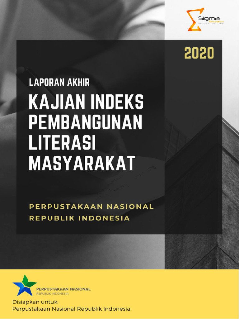 Laporan Akhir Kajian Indeks Pembangunan Literasi Perpusnas - V30812 (2020) | PDF