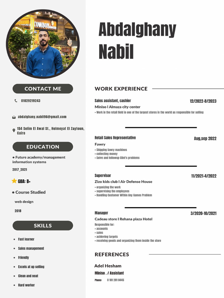 Abdalghany Nabil CV | PDF