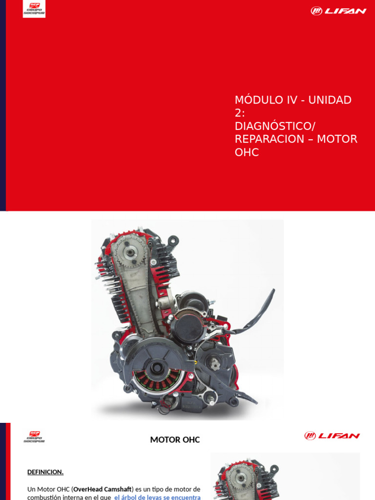 4.1.1 Motor OHC | PDF | Embrague | Pistón