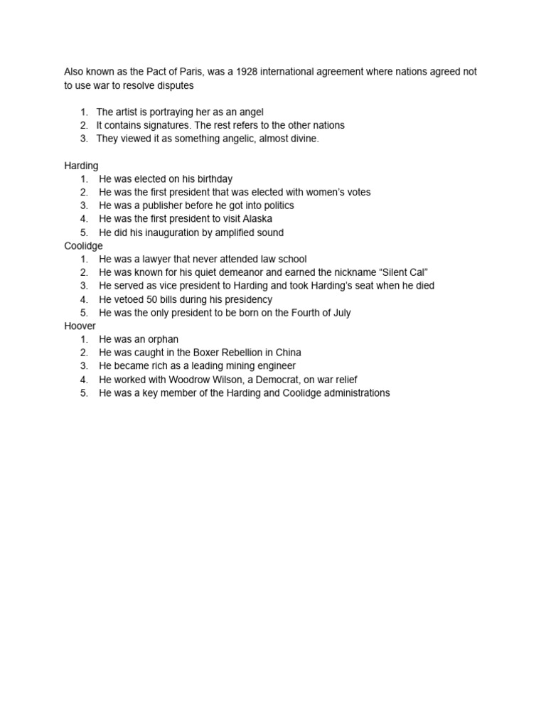 Kellogg-Briand Pact | PDF