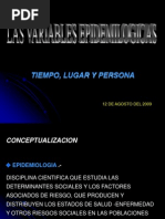 Variables Epidemiológicas en Salud | PDF