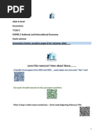 AQA A Level Economics Specification Checklist | PDF | Inflation ...